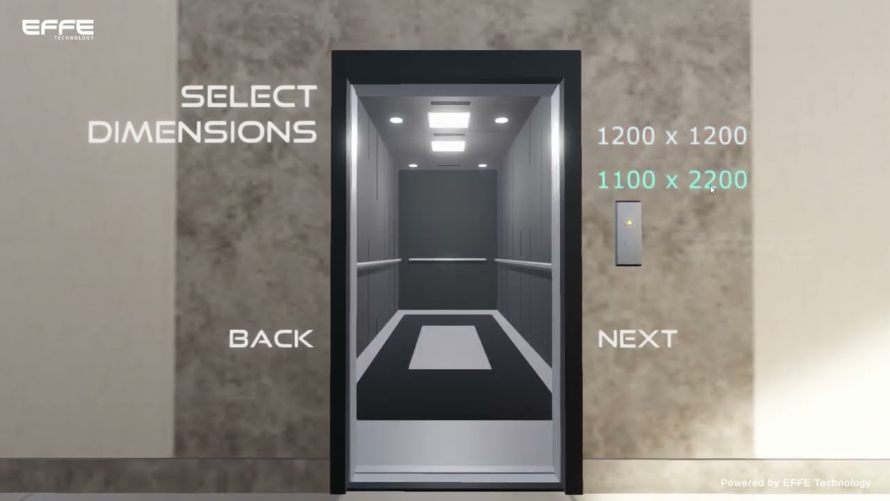 Elevator product configurator | Virtual Reality for Elevator