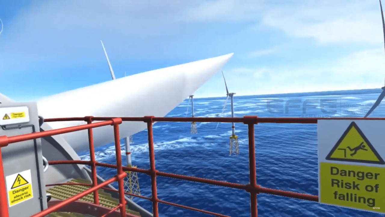 VR Training Wind Turbine | Virtual Reality Simulation | Onshore Windmill Maintenance - Effe ...